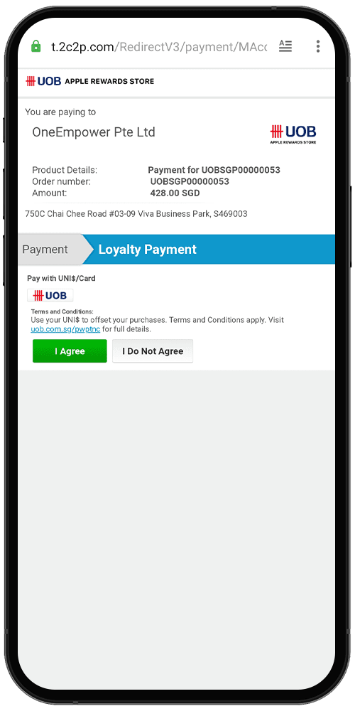 Redeem your UNI$ seamlessly | UOB Singapore