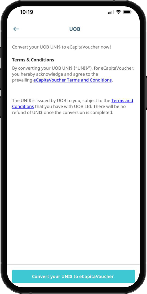 Redeem your UNI$ seamlessly | UOB Singapore