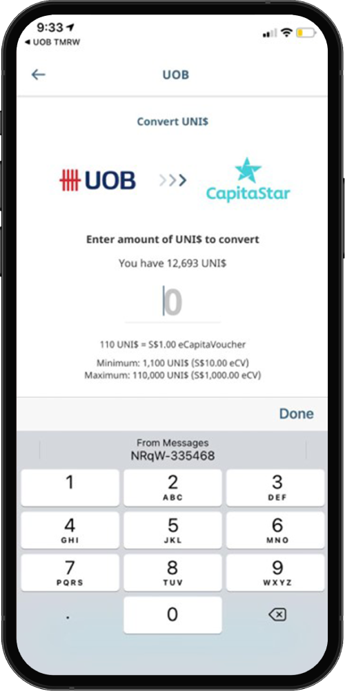Redeem your UNI$ seamlessly | UOB Singapore