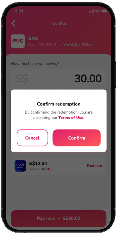 Redeem your UNI$ seamlessly | UOB Singapore
