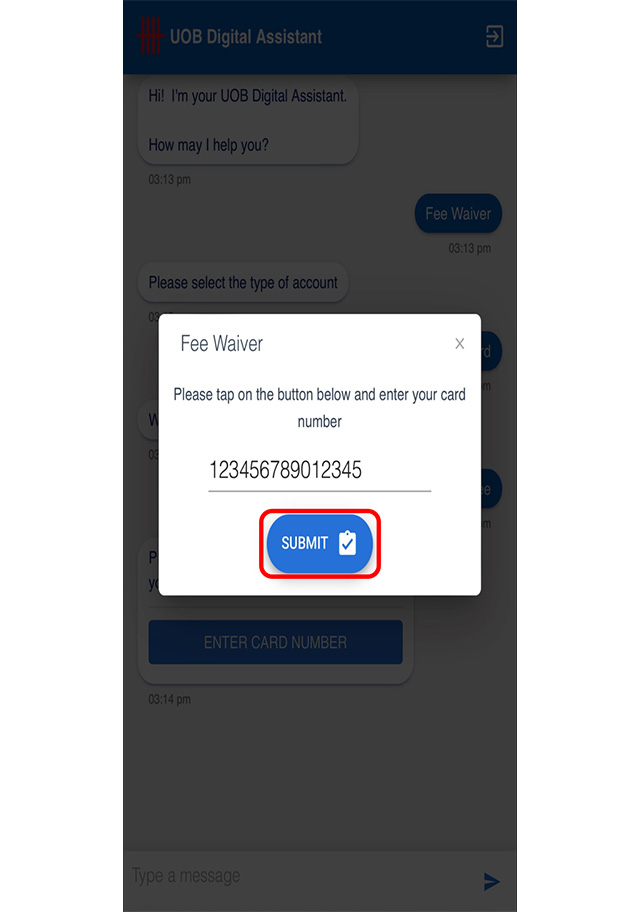 UOB Card Fee Waiver | UOB Singapore