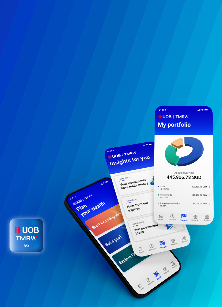 UOB TMRW, All-in-1 Banking App | UOB Singapore