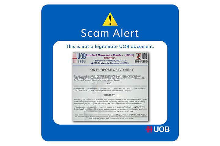 Personal Internet Banking: How You Can Protect Yourself | UOB Singapore