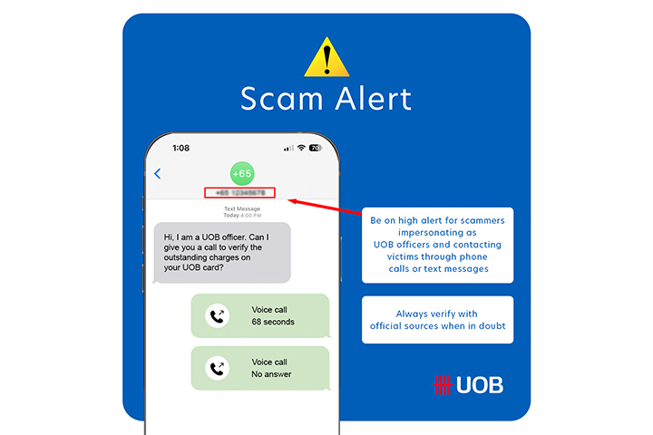 Personal Internet Banking: Security | UOB Singapore