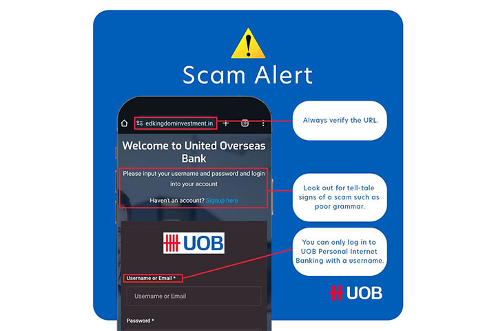 Personal Internet Banking: Security | UOB Singapore