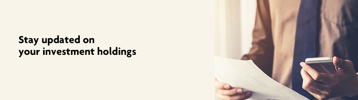 UOB : Investment statements and advices